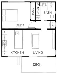 1 Bedroom Granny Flats Gold Coast - MONCASA